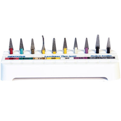 LTA/S (Set of 10 Lamineer Tips with Short Spatulas) – Dentatus